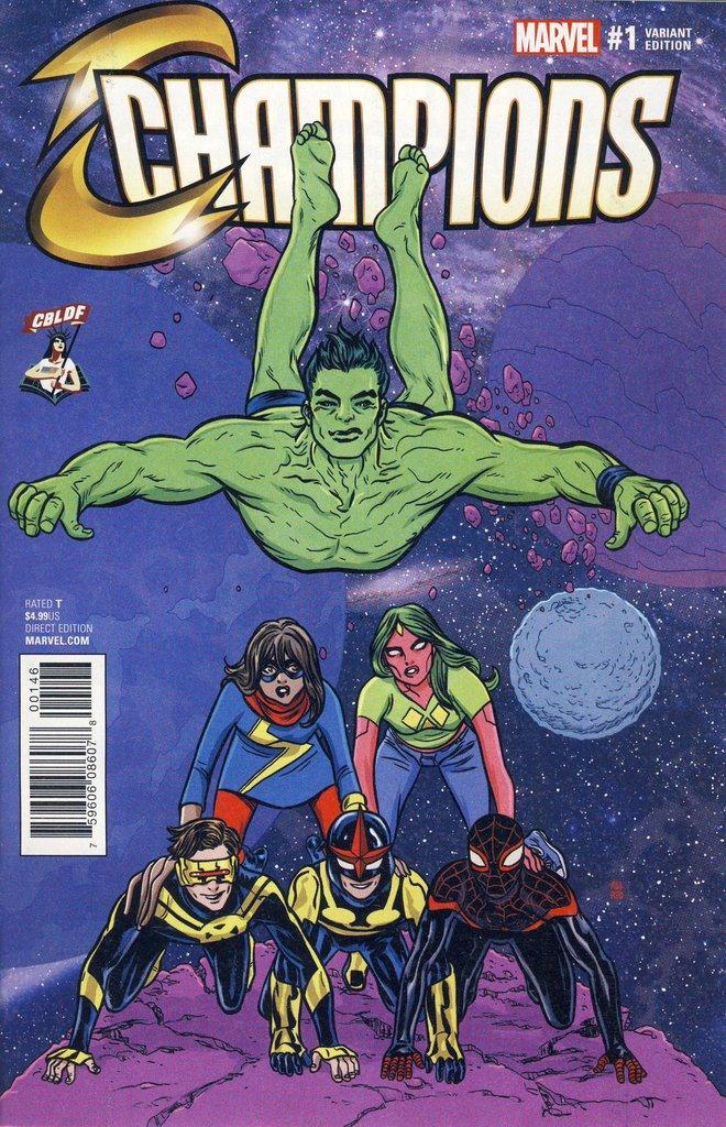 CBLDF CHAMPIONS VOL 3 #1 EXCLUSIVE ALLRED VARIANT — Kings Comics