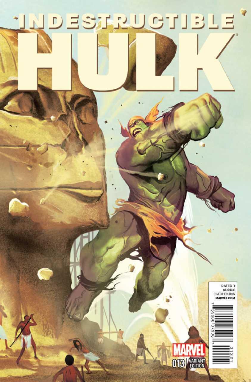 INDESTRUCTIBLE HULK #13 30 COPY TIME TRAVEL DEL MUNDO VAR — Kings Comics