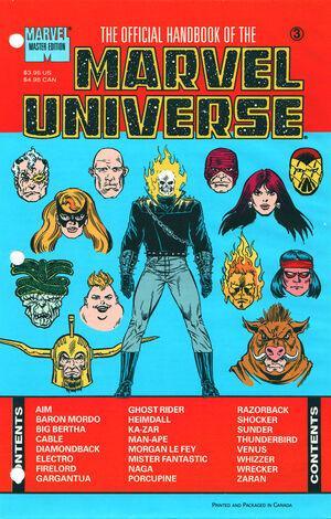 OFFICIAL HANDBOOK OF THE MARVEL UNIVERSE MASTER EDITION (1990) #3 ...