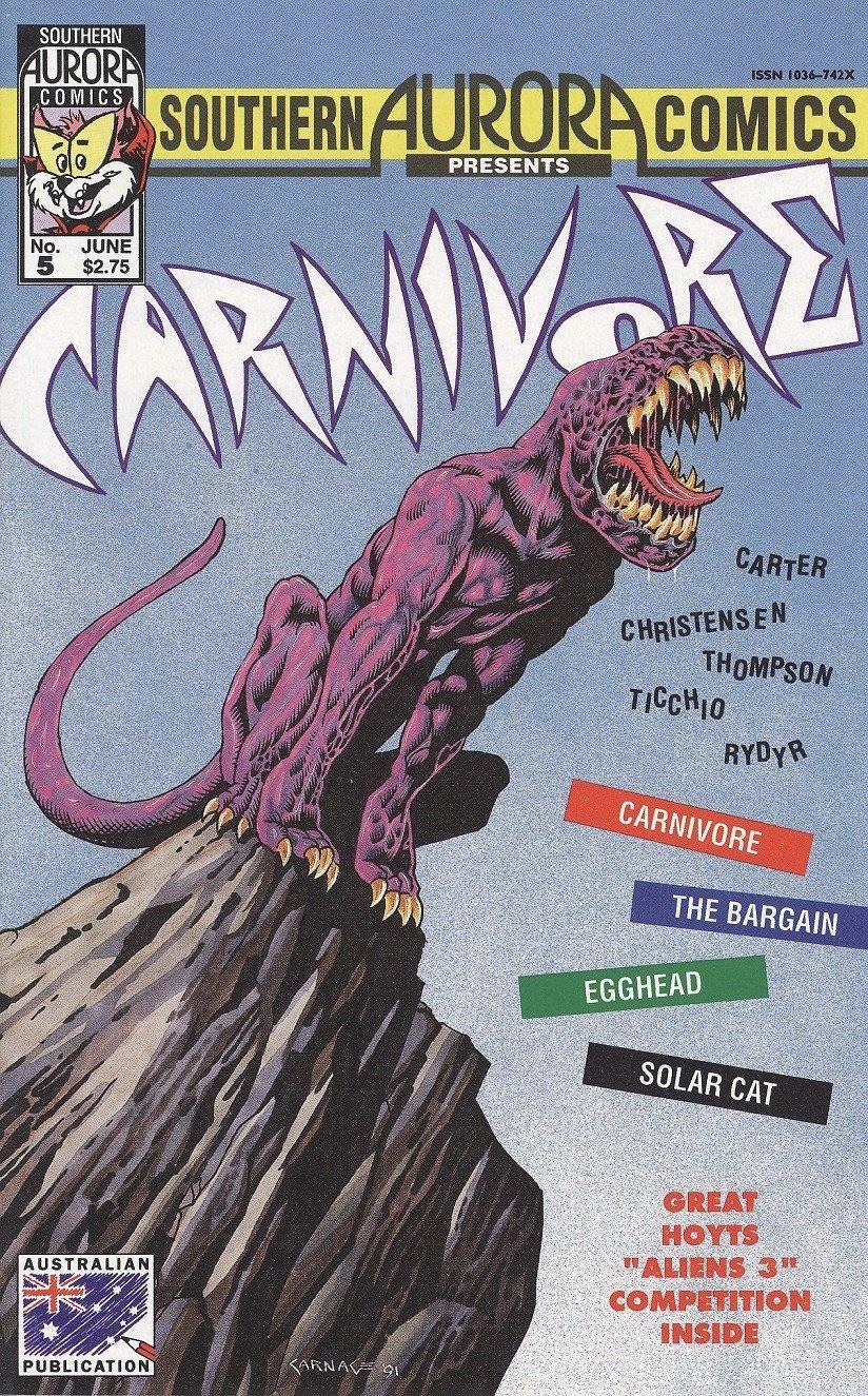 SOUTHER AROURA COMICS PRESENTS CARNIVORE #5 — Kings Comics